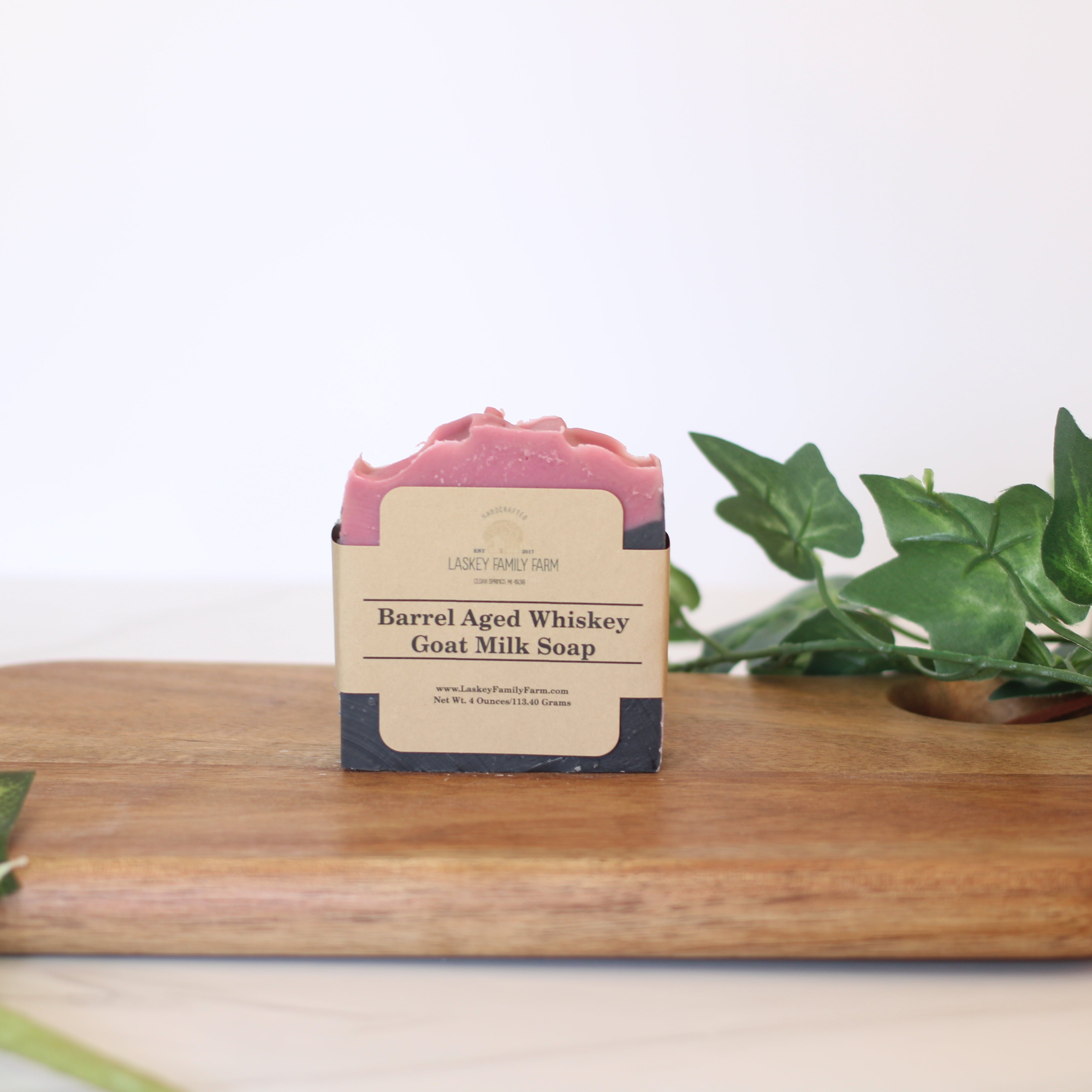 Barrel Aged Whiskey Goat Milk Soap – Laskey Family Farm